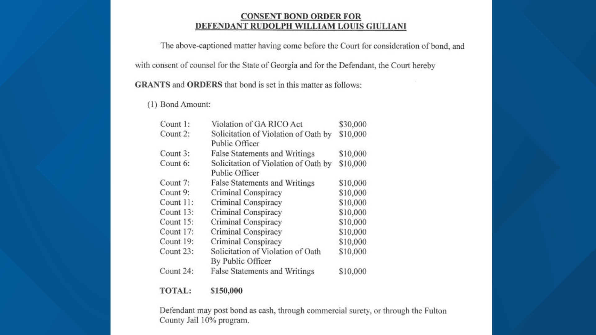 Georgia Trump updates August 23 | Rudy Giuliani arrives Atlanta | wgrz.com